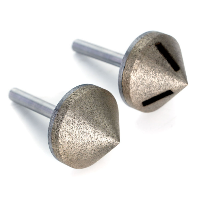 Diamond Countersink bits Sintered mounted points for glass - Forture Tools