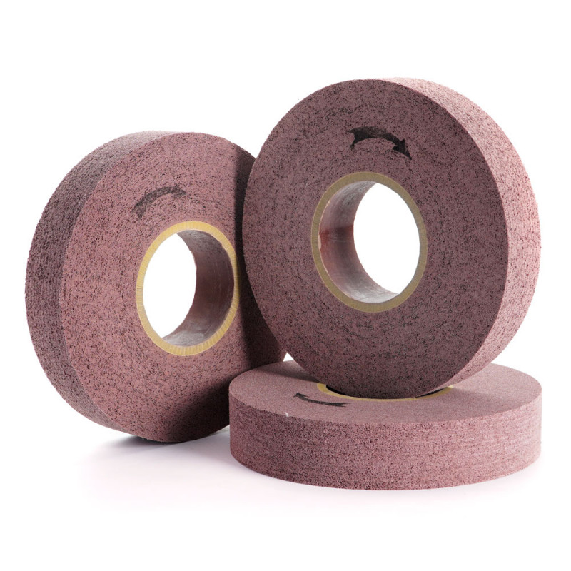 Super Fiber Non woven Abrasive Convolute Wheel for Metal Deburring and ...